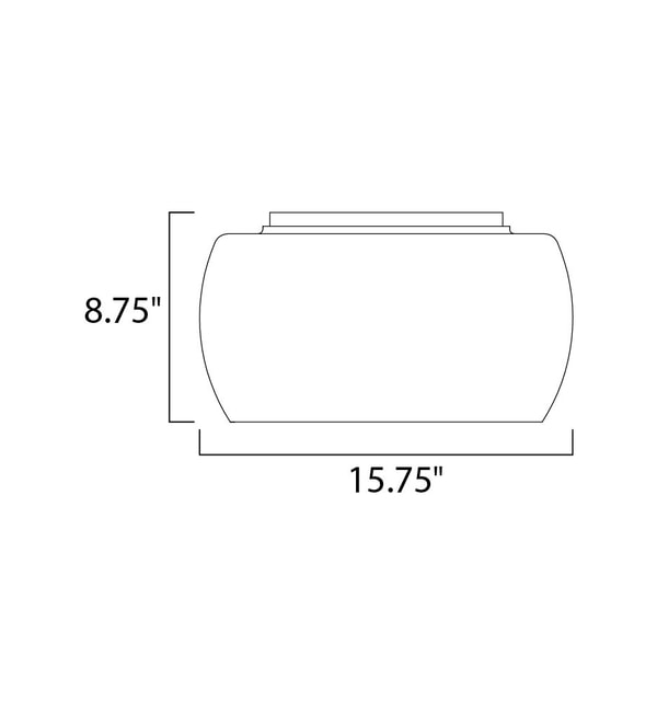ET2 - E21200-10PC - Sense 15.75" Flush Mount | Lamps.com