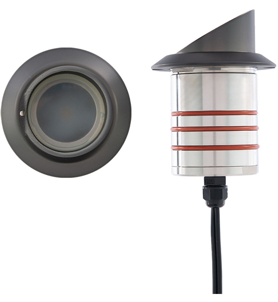WAC Lighting - LED 2in 12V Round Shroud Top Inground Indicator Light ...