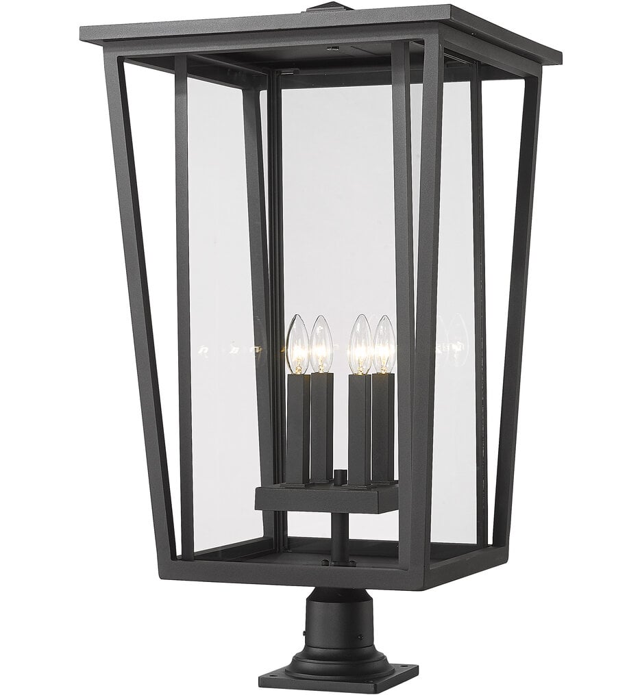 Z-Lite - 571PHXXLR-533PM-BK - Seoul 32" Outdoor Pier Mount – Lamps.com