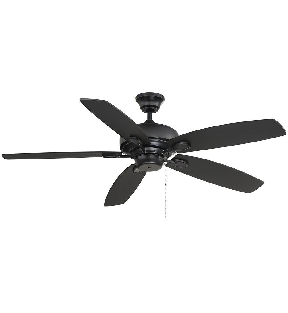 Meridian - M2016MBK - Meridian 52" Ceiling Fan – Lamps.com