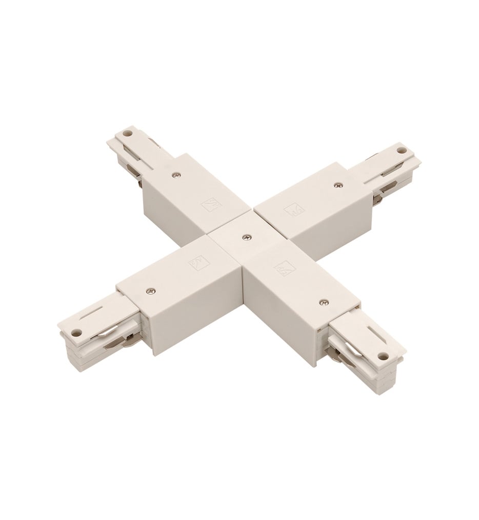 WAC Lighting - WXC-BK - W Track Surface Mount Architectural Track X-Co ...